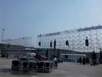 China 12 Meter Scaffold Layer Truss Line Array DJ Speaker Stands Self - Locking for sale