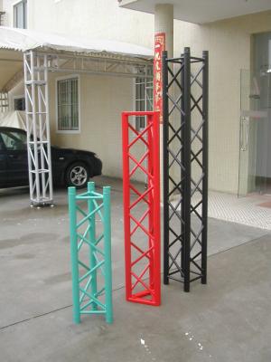 China Bolt Lighting Aluminum Spigot Truss Black 12m - 36m Diameter Ø 50mm 520kg - 800kg Max Loading for sale