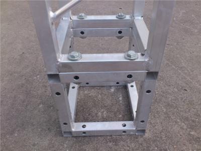 China 1m 2m 3m Screw Aluminum Square Truss Systems 250x250 mm 3kg per meter for sale