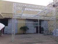 China 1m 2m 3m Screw Aluminum Square Truss Systems 250x250 mm 3kg per meter for sale