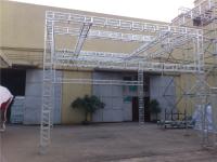 China 1m 2m 3m Screw Aluminum Square Truss Systems 250x250 mm 3kg per meter for sale