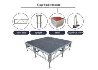 China Adjustable Height  0.6-1m Aluminum Stage Platform For Entertainment for sale