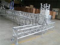 China Indoor Outdoor Events Light Truss 387mm Silver Square Spigot Truss for sale