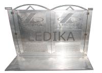 China Silver Folding Crowd Control Fencing / Barricades For Big Show Performance for sale