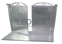 China Silver Folding Crowd Control Fencing / Barricades For Big Show Performance for sale