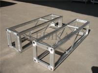 China Colorful Screw Aluminum Square Truss 250x250mm 3kg Per Meter ISO9001 for sale