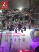 China Rotating Aluminum Spigot Truss Stage Lighting Truss Circle Black White for sale