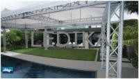 China Fireproof 300x300 Mm Stage Aluminum Square Bolt Truss System For Events Show for sale