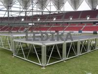 China Portable Aluminum Stage Plattorm Simple Assemble Stage Adjustable Basement for sale