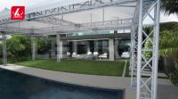 China Promotion Canopy Roofing Stage Roof Truss Screw Truss With Canopy Roof for sale