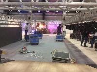 China Hanging Line Speaker Box Stage Roof Truss System Hanging LED Screen Facilities for sale