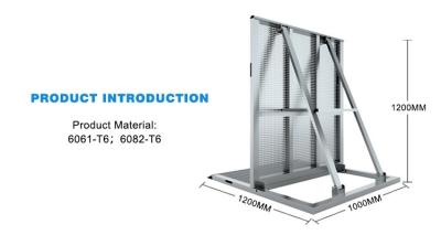 China Custom Aluminum Alloy Crowd Control Barricade For Stadium Catwalk for sale