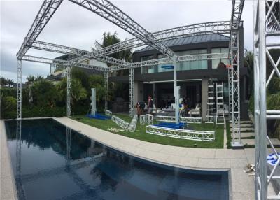 China Decoration Aluminum Spigot Heavy Duty Truss Silver Customized for sale