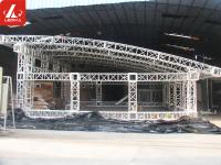 China 3mm Thickness Aluminum Square Truss , 16“ Screw Box Truss for lighting for sale