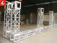 China 3mm Thickness Aluminum Square Truss , 16“ Screw Box Truss for lighting for sale