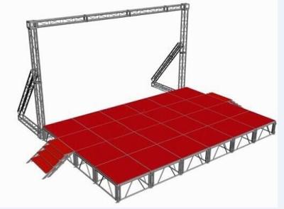 China Dragon Screen Goal Post Truss System For Hanging Lighting And Speaker for sale