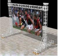 China Dragon Screen Goal Post Truss System For Hanging Lighting And Speaker for sale
