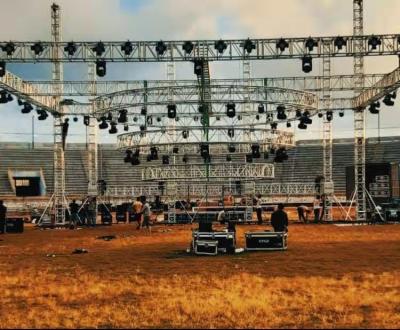 China Square 6082 Aluminum Spigot Truss Small Stage Event Lighting DJ Truss for sale