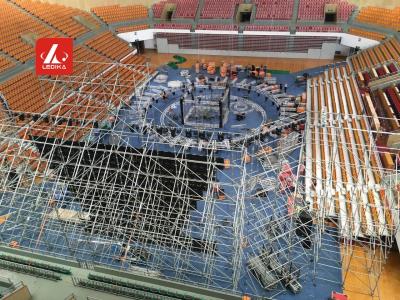 China Dragon Speaker Steel Layher Scaffolding Truss System Easy To Assemble for sale