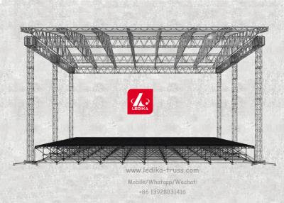 China Lightweight Modular Aluminum Stage Platform 18mm Antiskid Plywood for sale