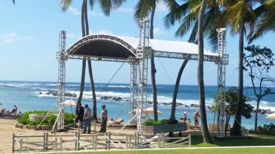 China Wedding Concert Stage Roof Truss 50x3mm Tube Multipurpose for sale