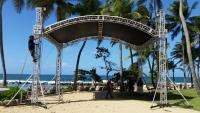 China Wedding Concert Stage Roof Truss 50x3mm Tube Multipurpose for sale