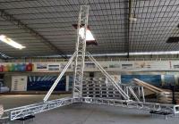 China ISO Single Speaker Truss Stands Tower Aluminum 6082 Height 12m Space Saving for sale