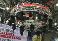 China Lightweight Rotating Circle Shaped Aluminum Trusses For Event / Club / Big Show for sale