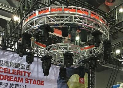 China Lightweight Rotating Circle Shaped Aluminum Trusses For Event / Club / Big Show for sale