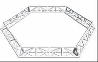 China Circle 6082 Aluminum Square Truss Portable Decorate Light Display Truss for sale