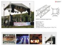 China Roof Decorate Lighting Aluminum Box Truss Frame System 1m Diameter for sale
