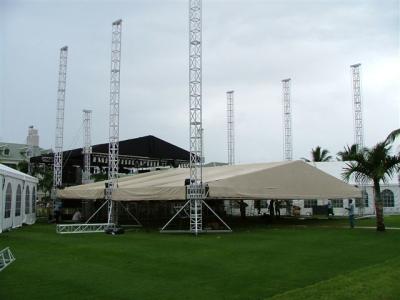 China T6 Aluminium Alloy Truss Roof Decorate Lighting Box Truss For Outdoor for sale