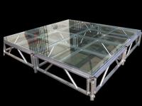China 18mm Antiskid Plywood Moving Stage Platforms Assemble Glass Stage Concert for sale