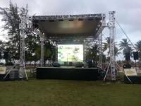 China Fireproof Music Stage Roof Truss Aluminum Box Truss For Event for sale