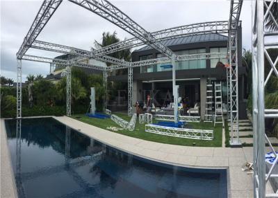 China 6081 Aluminum Spigot Truss Frame Lighting Portable Truss Systems for sale