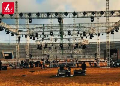 China Event Hanging Light Aluminum Square Box Truss Frame System for sale