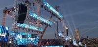 China Outdoor Large Aluminum Spigot Truss Square Lighting Stage Truss Structure for sale