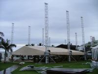 China Concert Outdoor Small Stage Lighting Truss Aluminum 6082 Fireproof for sale