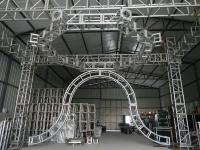 China T6 Aluminum Lighting Box Truss Stage Roof Square Bolt Truss for sale
