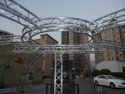 China T6 Aluminum Lighting Box Truss Stage Roof Square Bolt Truss for sale