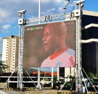 China Gentry Goal Post Truss Outdoor Event Performance Display Hanging LED Screen for sale