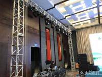 China Indoor Performance Goal Post Truss Display Hanging Speaker for sale