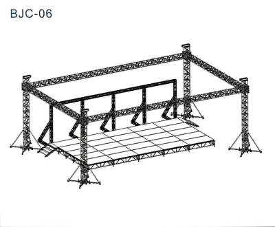 China Outdoor Event Portable Aluminum Stage Platform With Truss Structure for sale