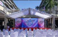 China Outdoor Aluminum Spigot Truss Structure Stage Roof System For Activity for sale