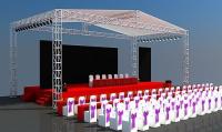 China 18mm Thickness Truss Aluminum Stage Platform For Catwalk T Show for sale