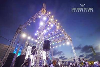 China Event Lighting Show Speaker Aluminum Spigot Truss For LED Display for sale