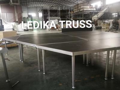 China Portable Outdoor Aluminum Stage Platform Modular Stage Systems for sale