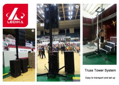 China 6M Height Aluminum Truss Tower System Moving Head Light Truss Stands for sale