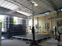 China 6M Height Aluminum Truss Tower System Moving Head Light Truss Stands for sale