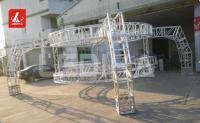China Square Silver Stage Light Truss / Lighting Truss System Aluminum For Outdoor 18m Span for sale